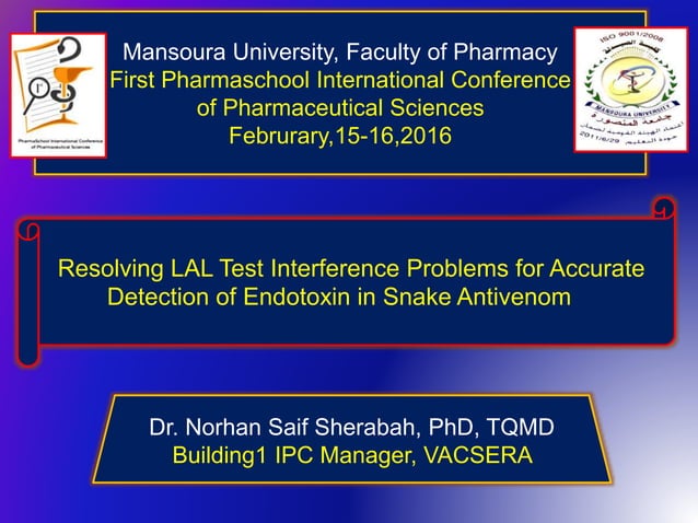 Resolving lal test interference problems for accurate detection of ...