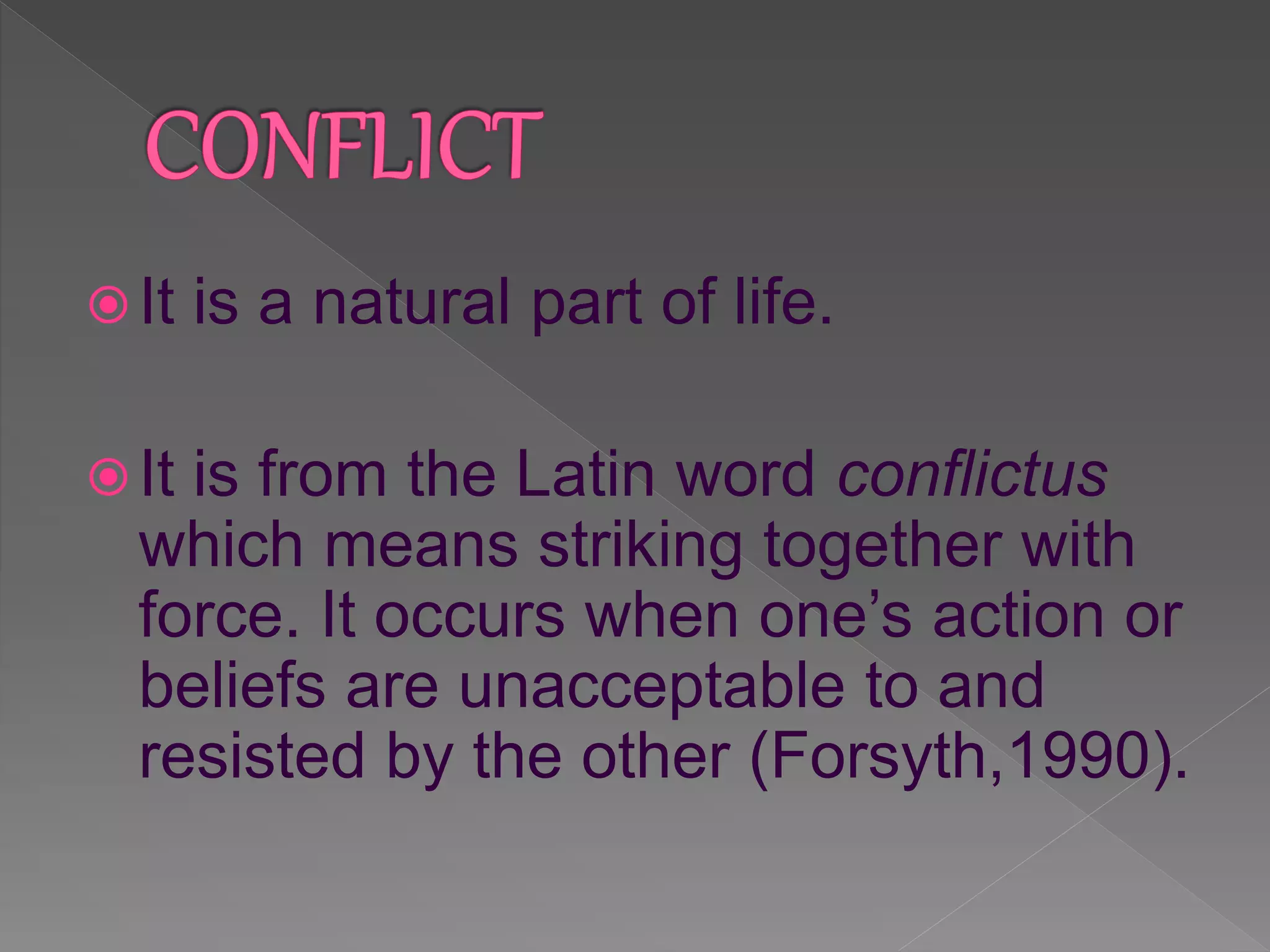PEACE Theme 6 :Resolving and transforming conflicts | PPTX