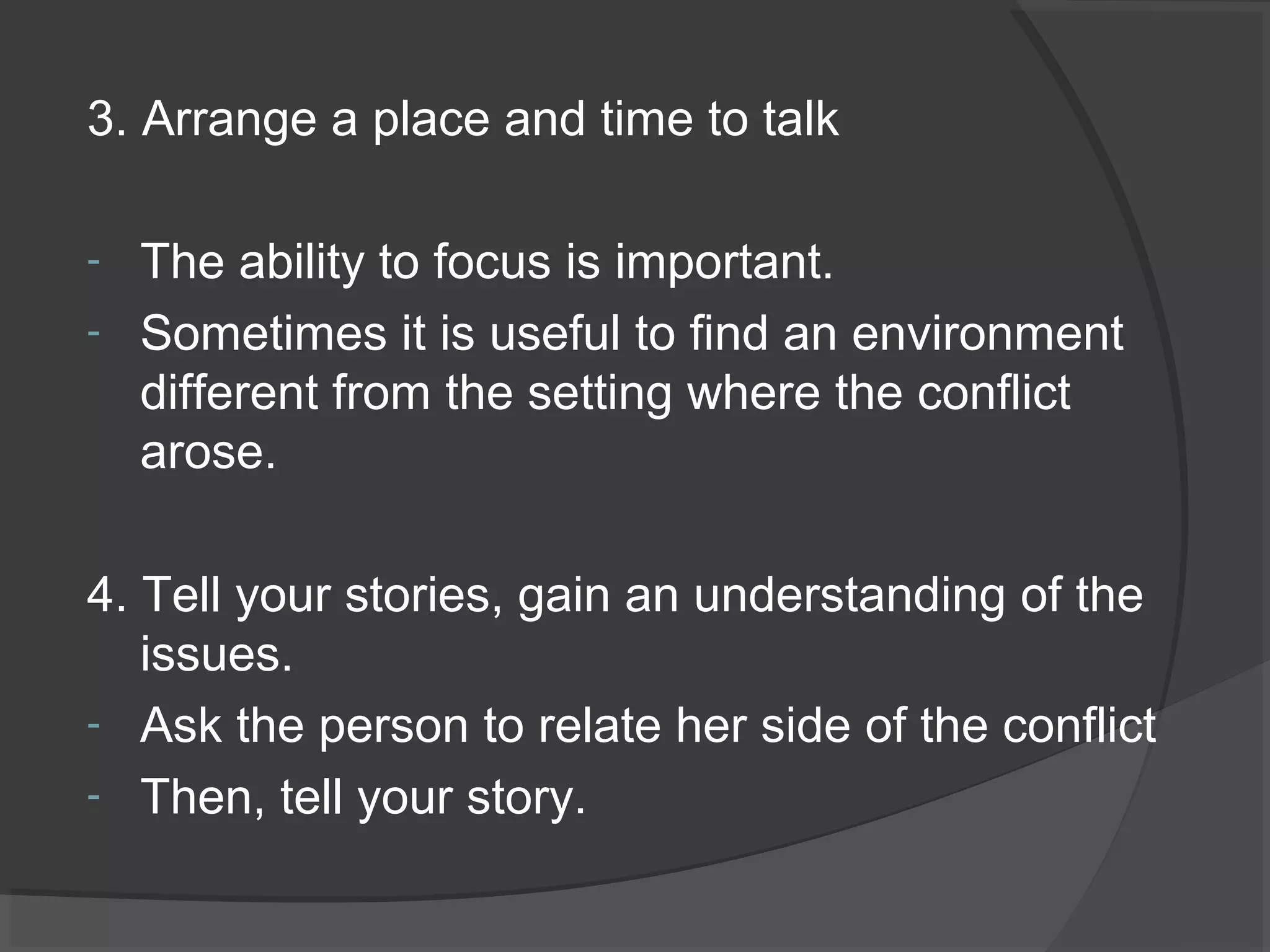 Resolving conflict | PPT