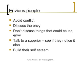 Resolving conflict - Eric Vanderburg - Remington College, 2005 | PPT