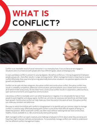 Resolving conflict | PDF