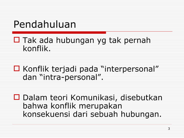 Interpersonal Skill, Resolving Conflicts | PPT