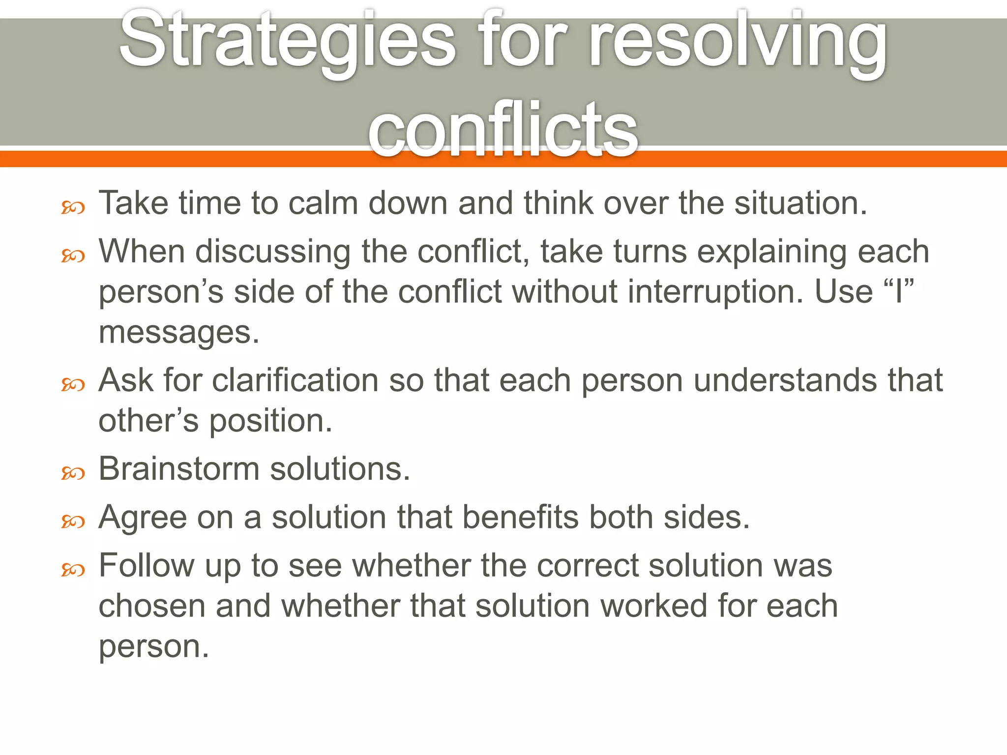 Resolving conflicts | PPTX