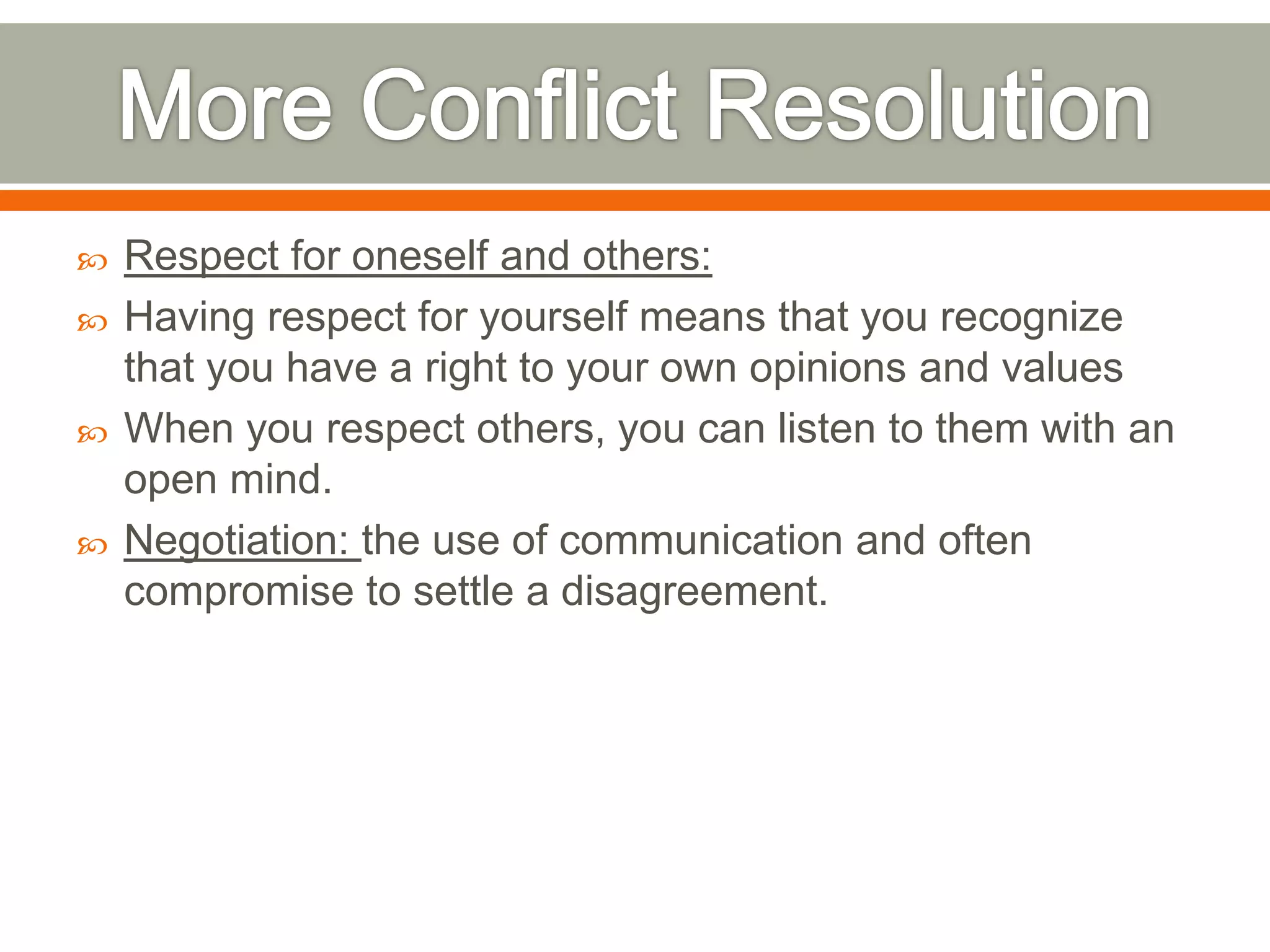 Resolving conflicts | PPTX