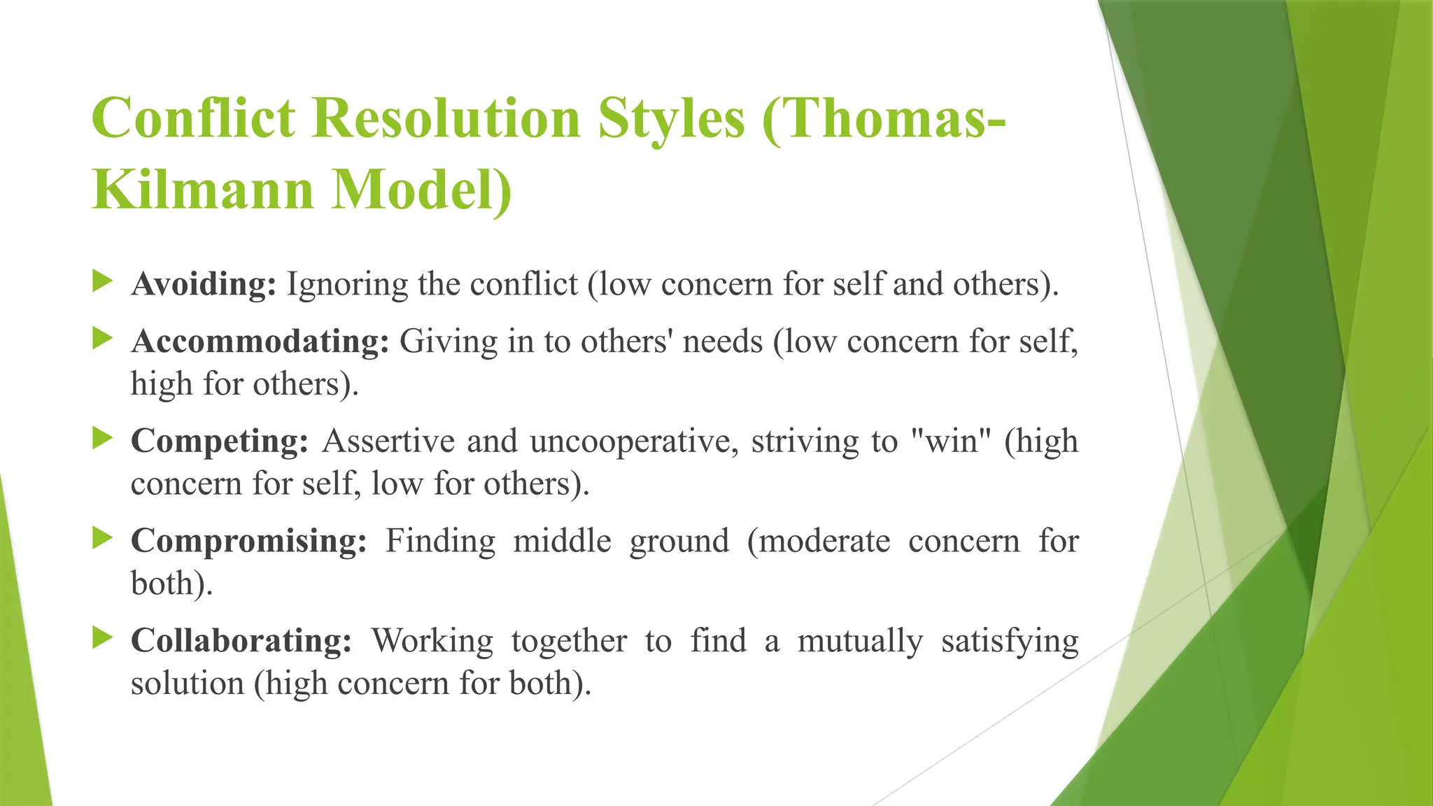 Resolving Conflicts.pptx for business administration | PPTX