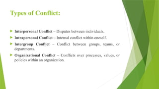 Resolving Conflicts.pptx for business administration | PPT