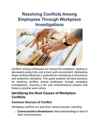 Resolving Conflicts Among Employees Through Workplace Investigations.pdf