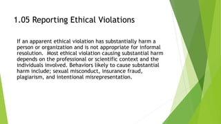 Standard for Resolving ethical issues | PPTX