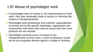 Standard for Resolving ethical issues | PPTX