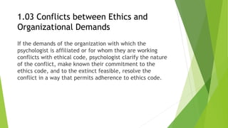 Standard for Resolving ethical issues | PPTX