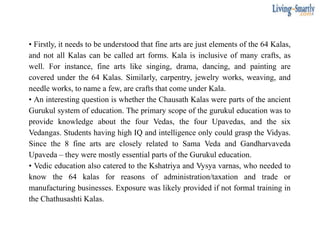Resolving Misunderstanding Of The Bharatiya Chausat Kalas | PPT