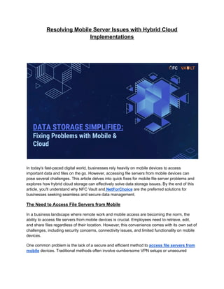 Resolving Mobile Server Issues with Hybrid Cloud Implementations.pdf