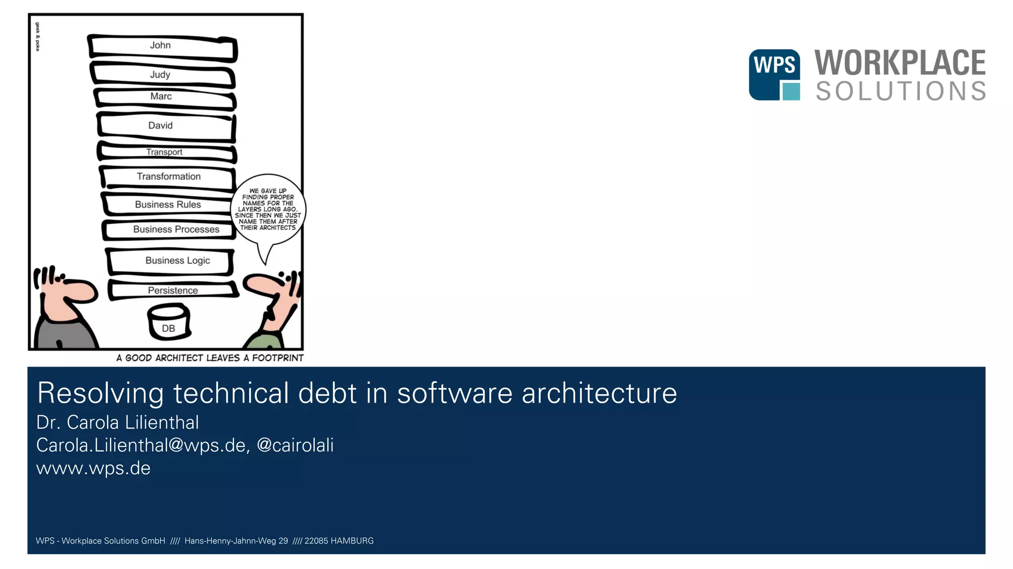 Resolving technical debt in software architecture | PDF