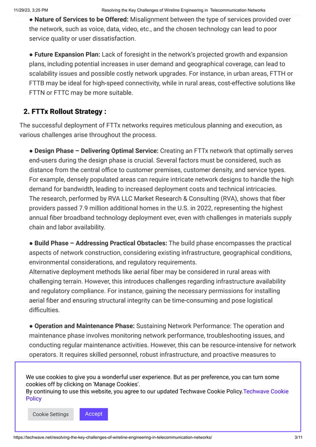 Resolving the Key Challenges of Wireline Engineering in ...