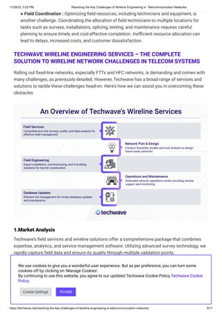 Resolving the Key Challenges of Wireline Engineering in ...