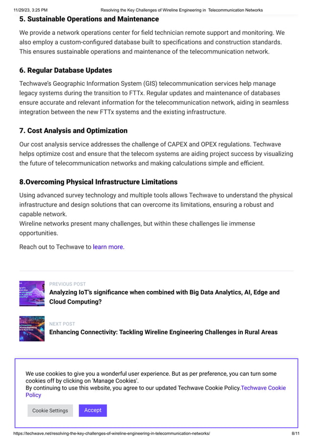 Resolving the Key Challenges of Wireline Engineering in ...