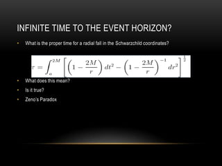 Resolving the schwarzchild singularity | PPT