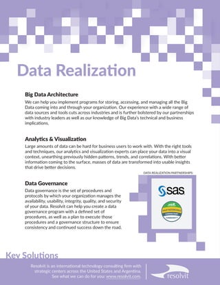 Data Realization -- Resolvit Key Solutions | PDF | Business | Business ...