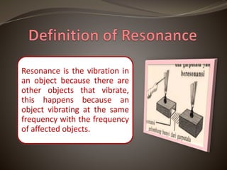 resonance | PPTX