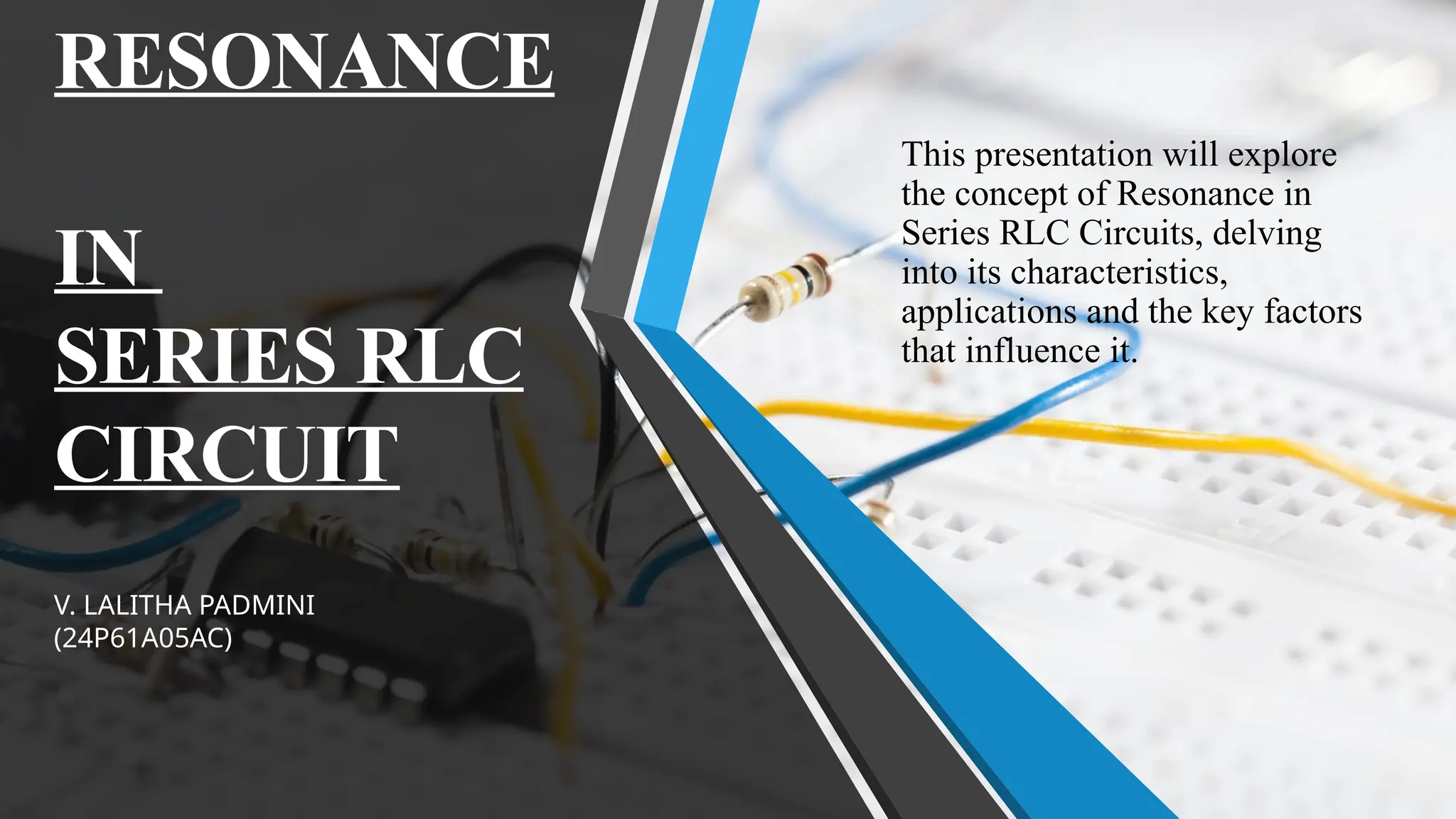 RESONANCE in electrical engineering students | PPTX