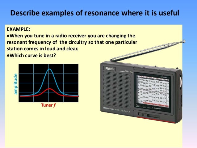 Resonance Frequency Examples
