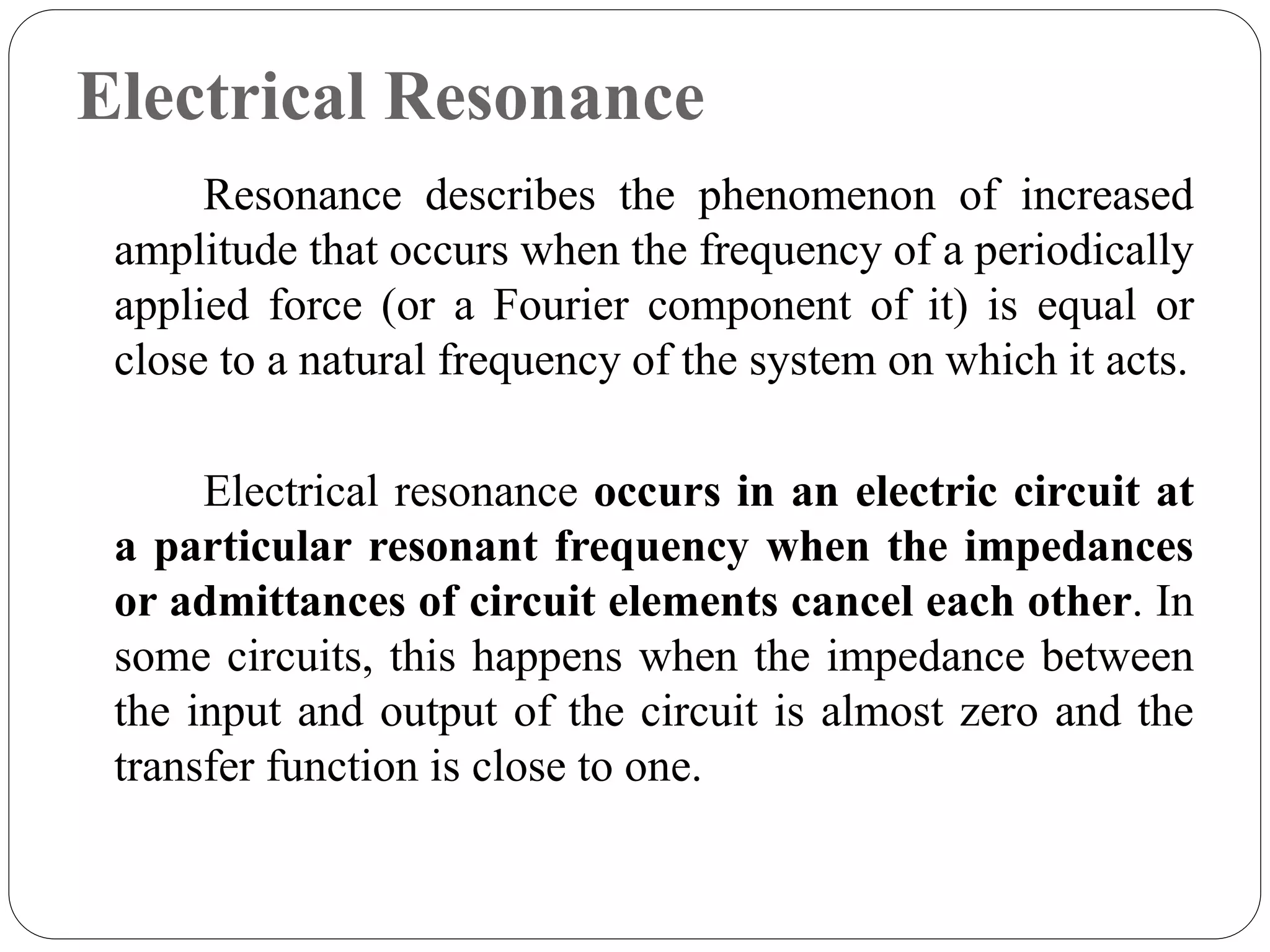 Resonanceinelectricalcircuitsseriesresonance 220309094034 1 Pdf Science