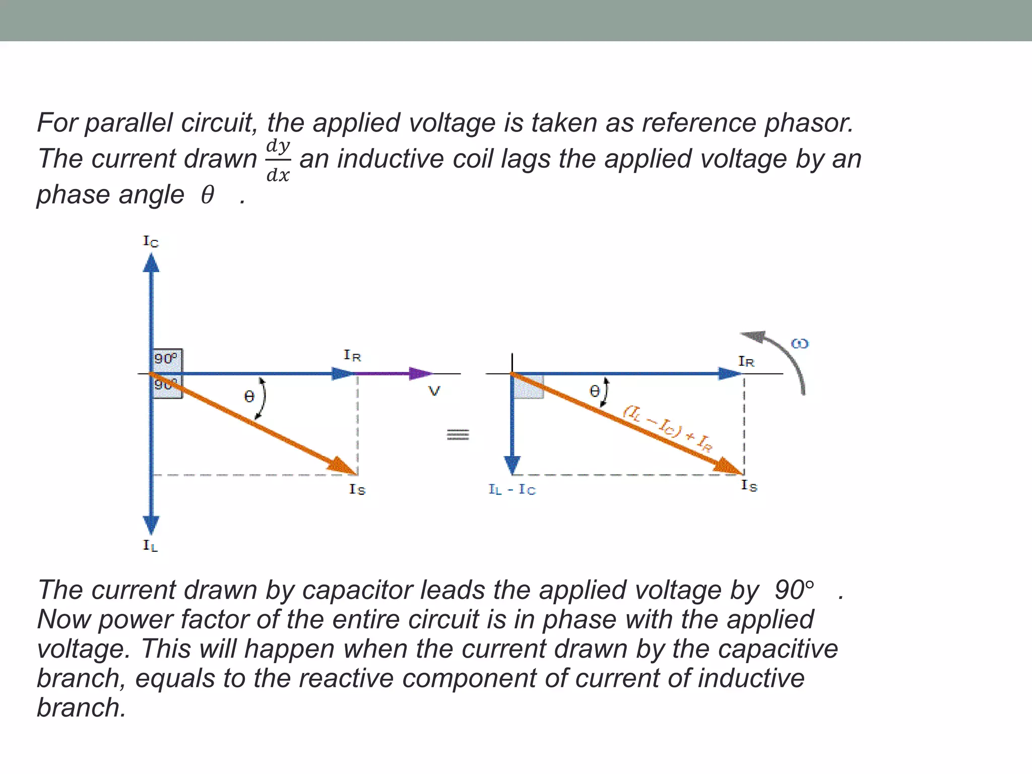 Resonance in R-L-C circuit | PPTX
