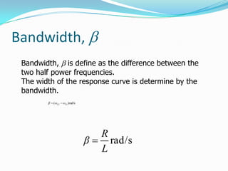 Resonance in series and parallel circuits | PPTX