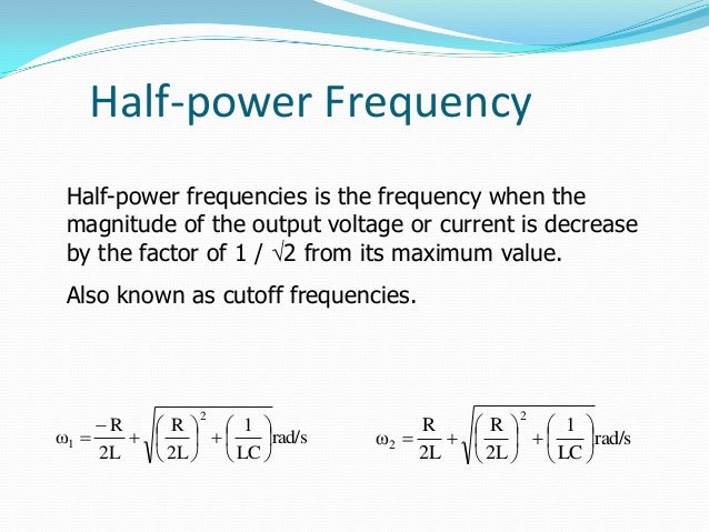 Resonance in series and parallel circuits