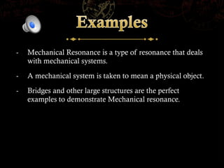 Resonance presentation | PPT