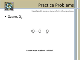 Resonance Structures Ac | PPTX | Chemistry | Science