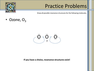 Resonance Structures Ac | PPTX | Chemistry | Science