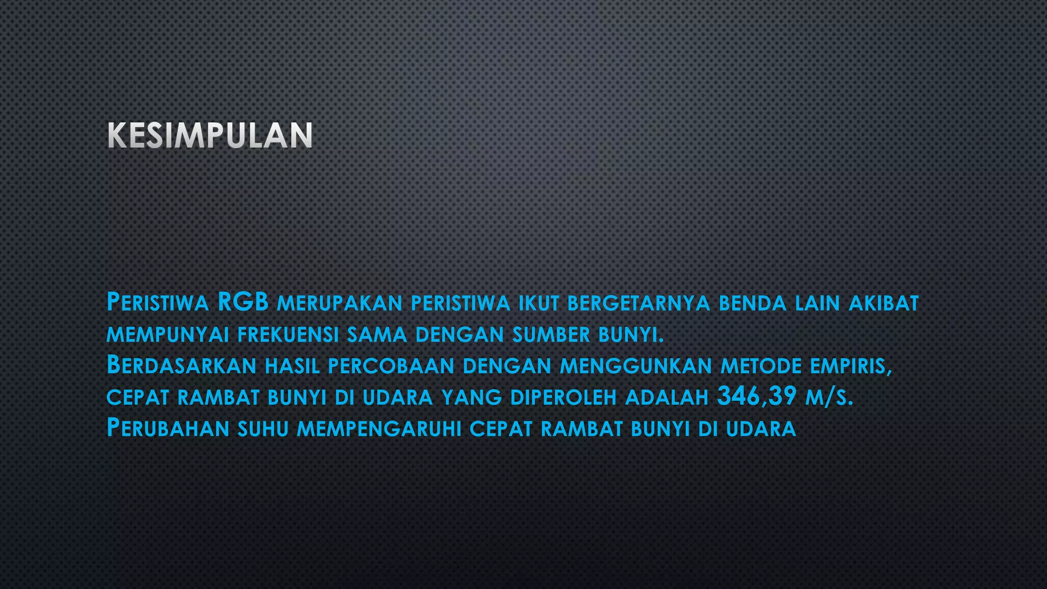 Resonansi gelombang bunyi | PPTX