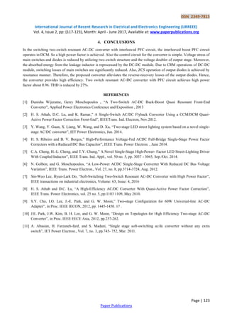 Resonant AC-DC Converter with Interleaved Boost PFC | PDF