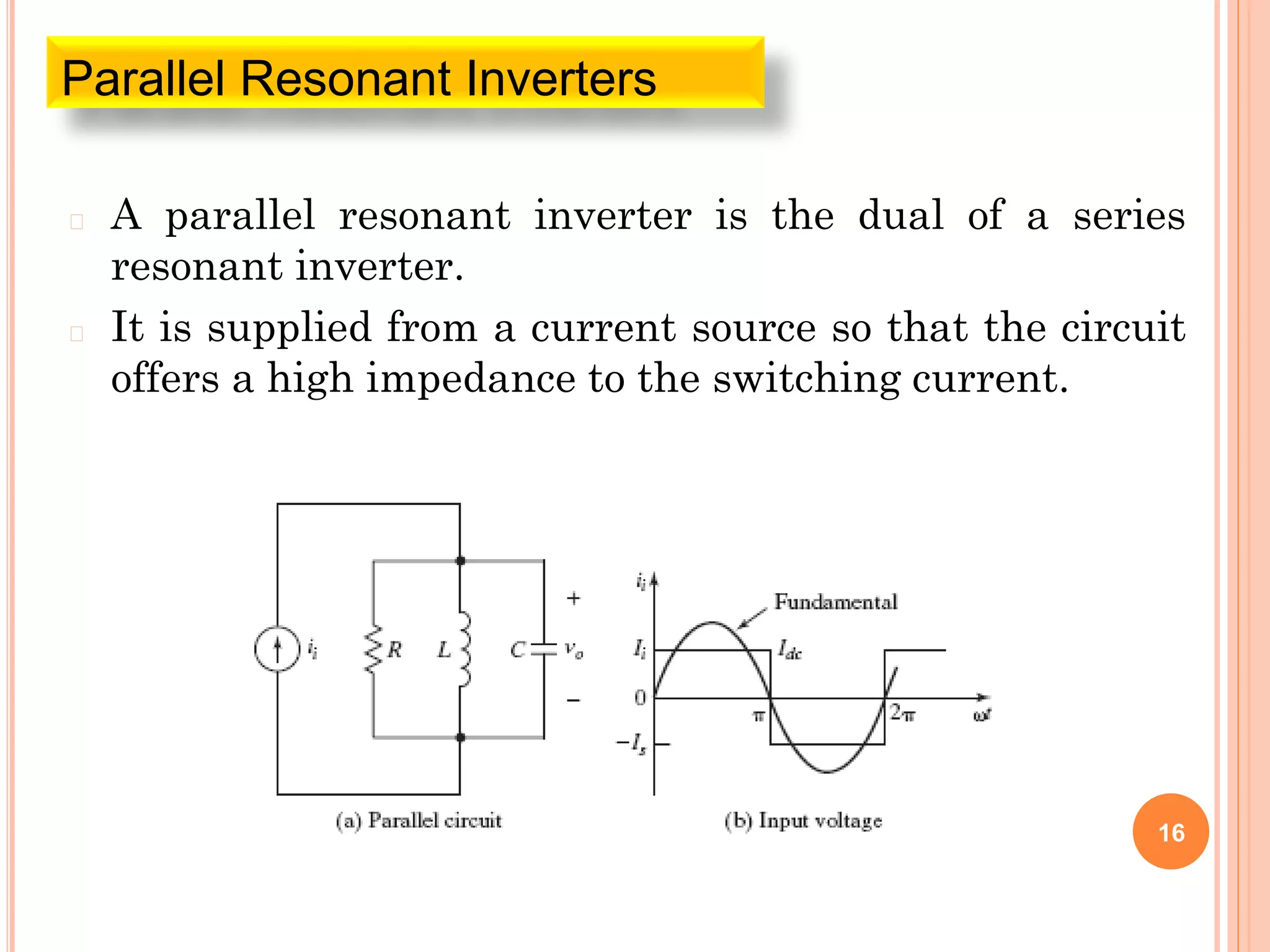 Resonant Inverters | PPTX