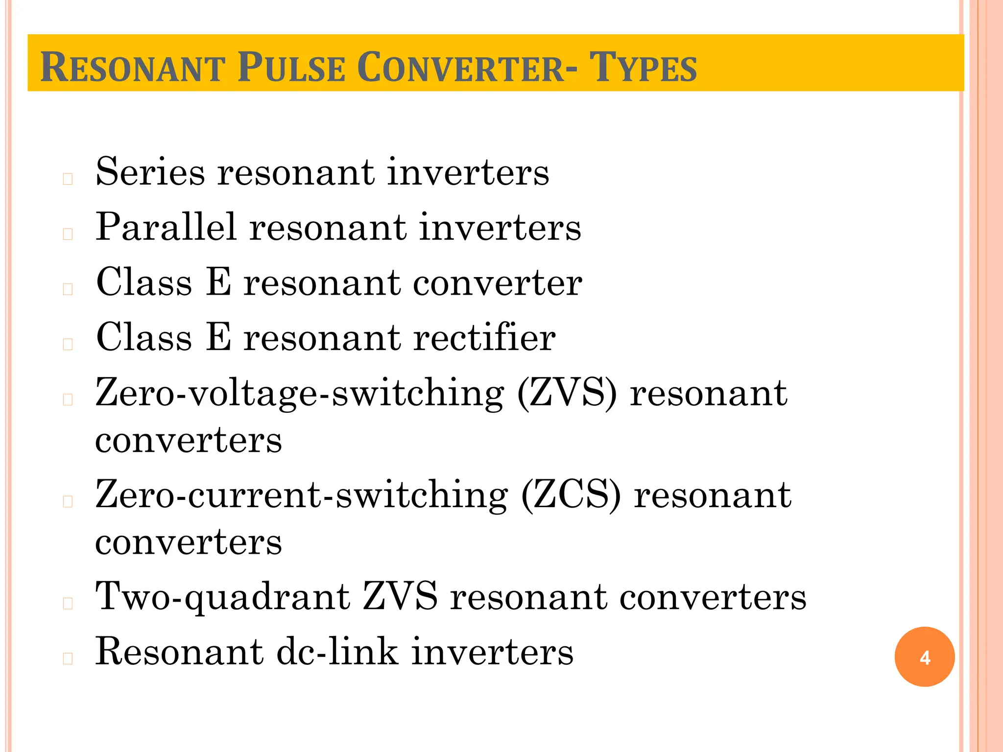 resonant pulse Inverters-resonant pulse Inverters- | PPT
