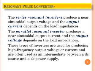 resonant pulse Inverters-resonant pulse Inverters- | PPT