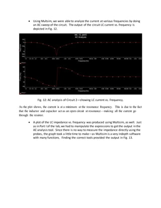 Resonant Response of RLC Circuits | DOCX