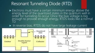 Resonant Tunneling Diodes | PPTX