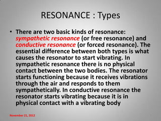 Resonators | PPTX