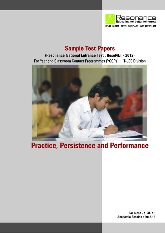 Reso net 2012_sample_test_paper | PDF