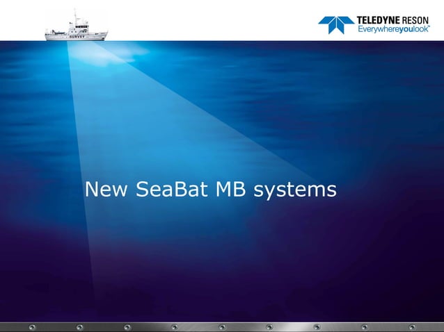 Seabat Multibeam systems latest technologies and applications | PPT