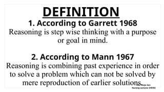 RESONING IN THINKING. pptx | PPTX