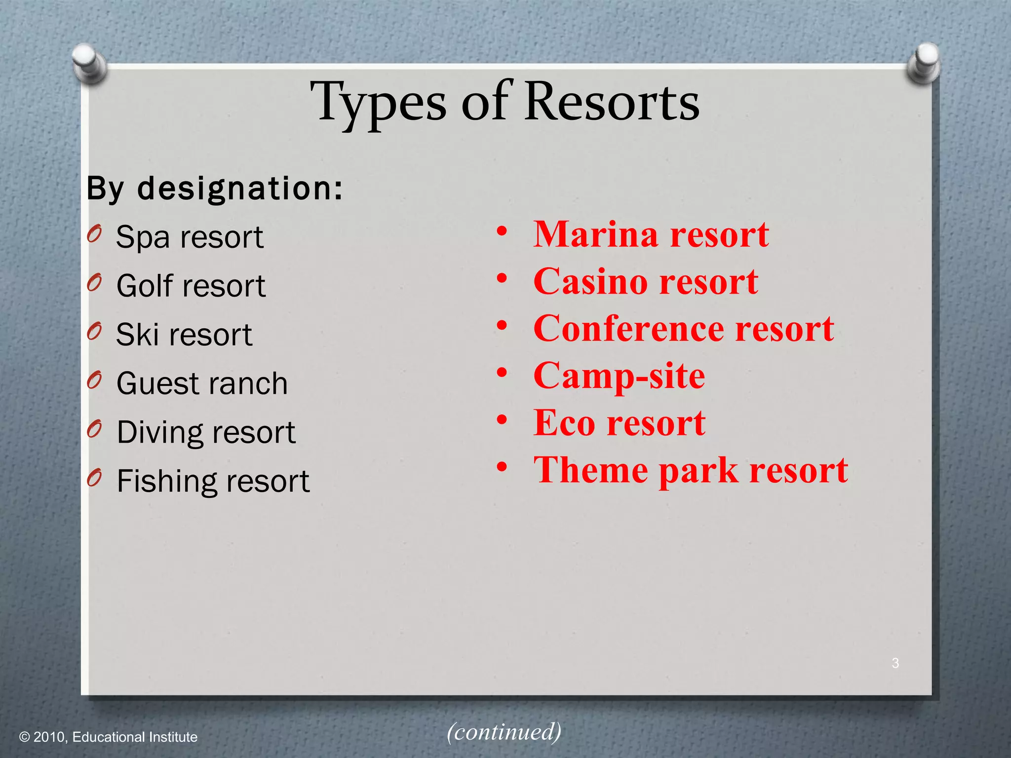 Resort | PPT