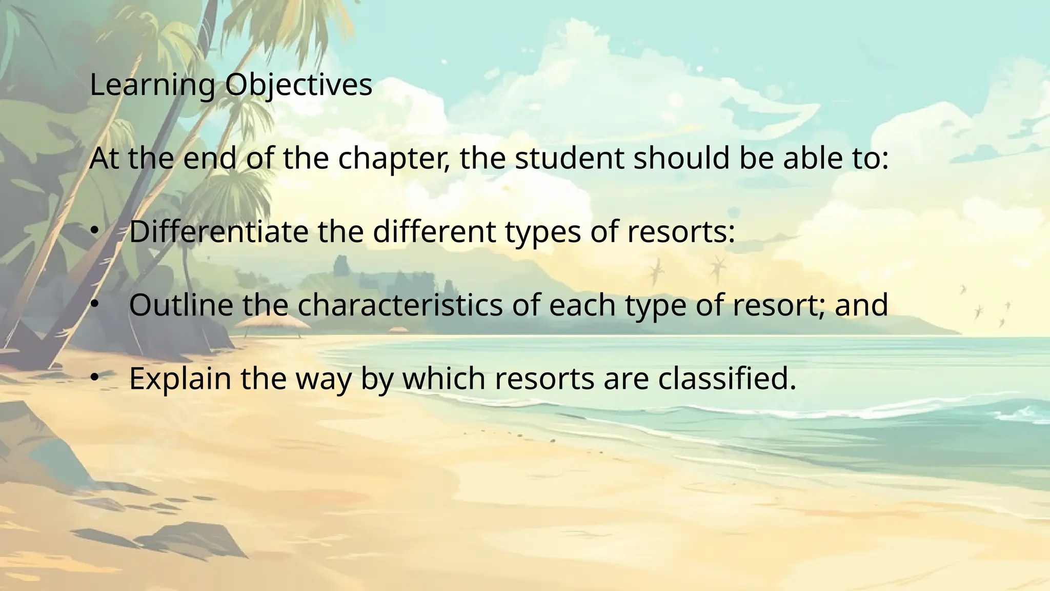 resort management chapter 3 complete lecture | PPT