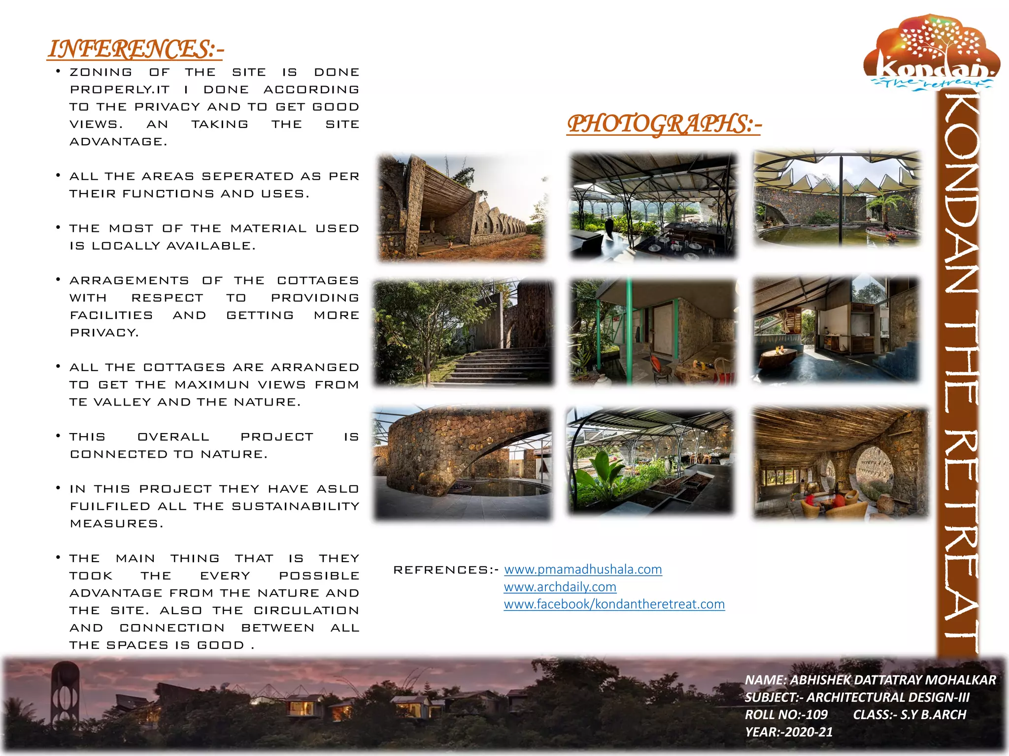 Kondan Retreat Resort Pune case study | PDF
