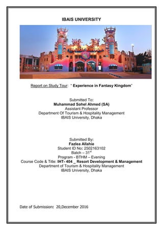 Resorts Management Policy | PDF