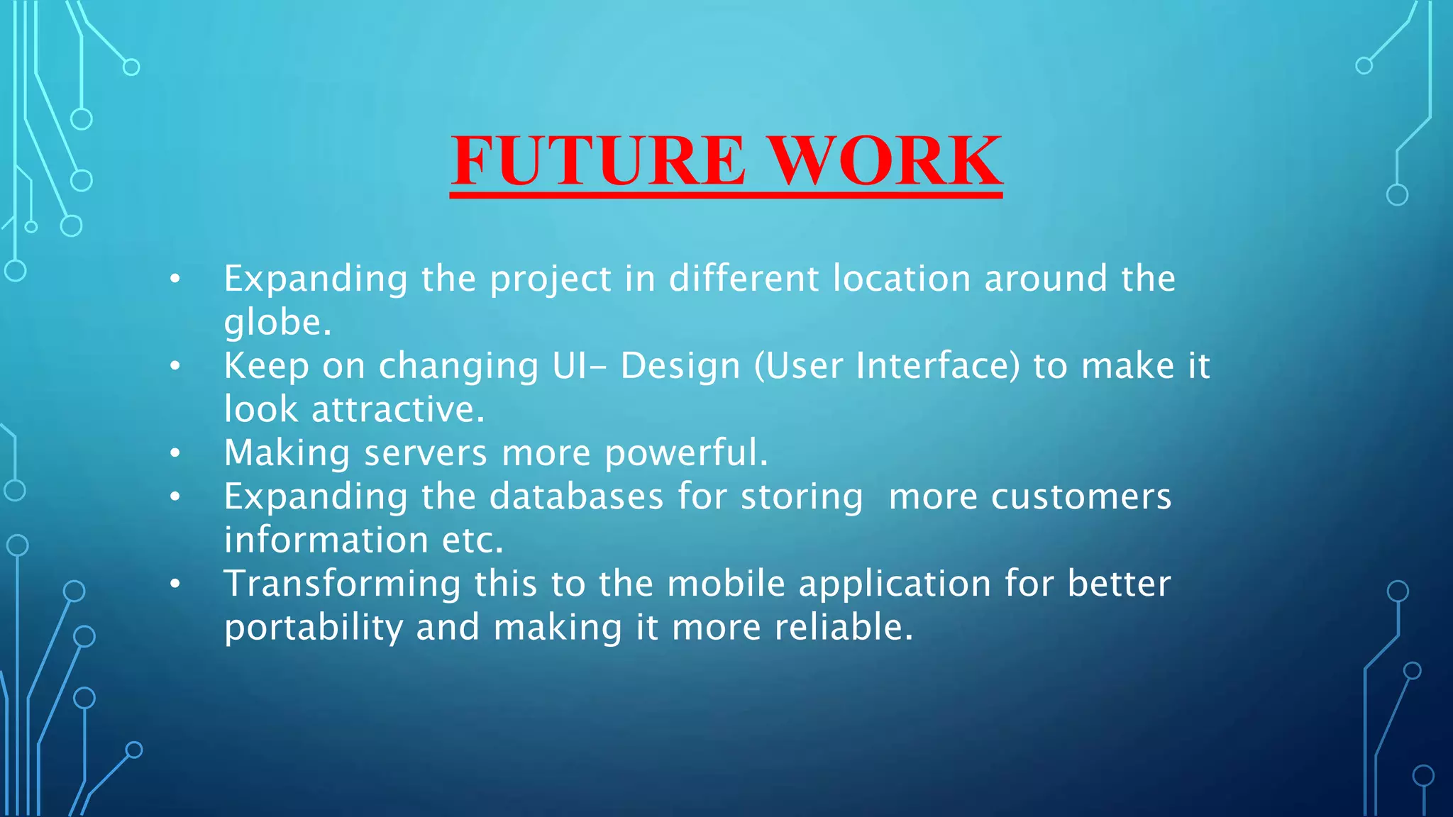 Resort management system | PPTX