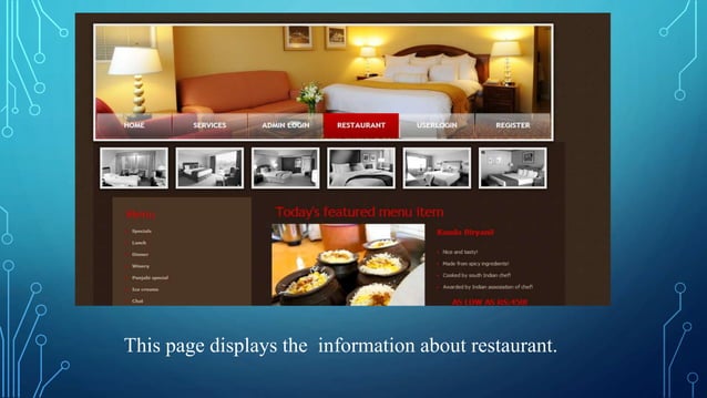Resort management system | PPTX