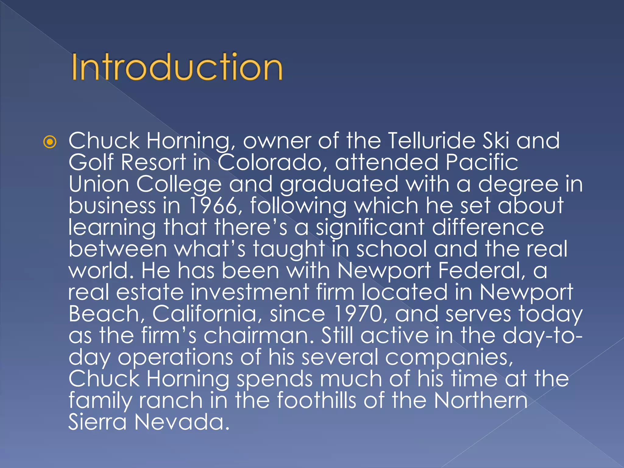 Resort Owner Promotes Public Health | PPTX